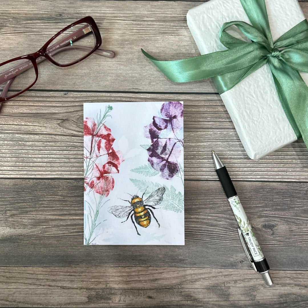 Greeting Card Native Bee | Trudy Rice Collection