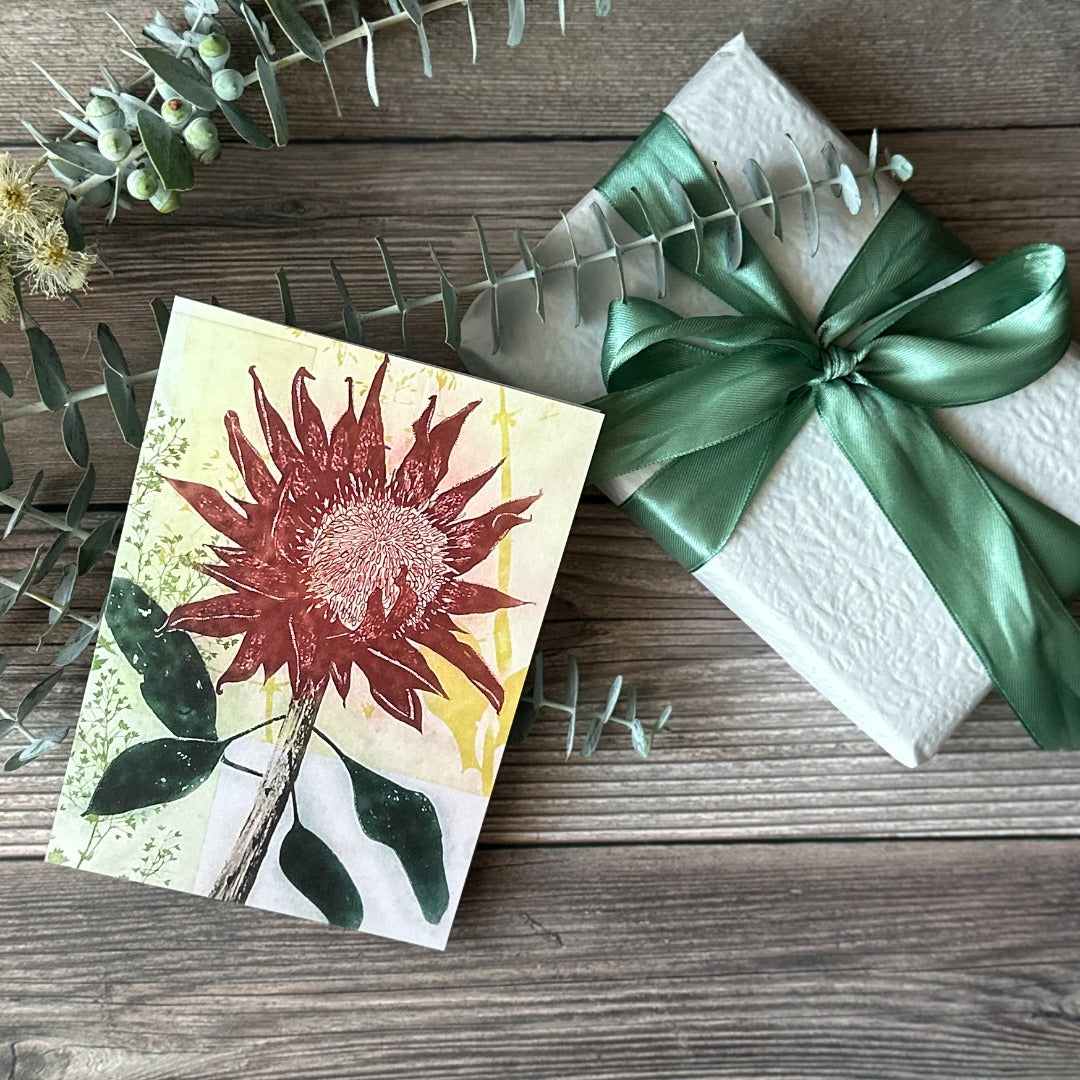 Greeting Card Protea | Trudy Rice Collection